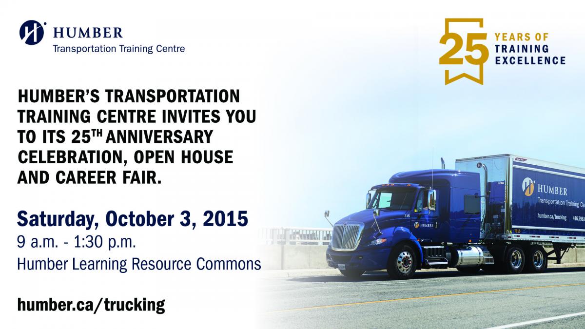 Celebrate the Transportation Training Centre’s 25th Anniversary | Humber Communiqué